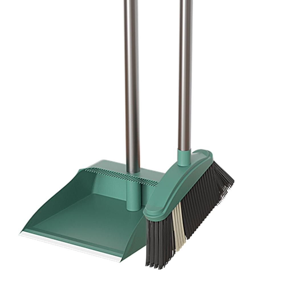 Broom Dustpan Set Floor Cleaner Soft Bristle Clean... – Grandado