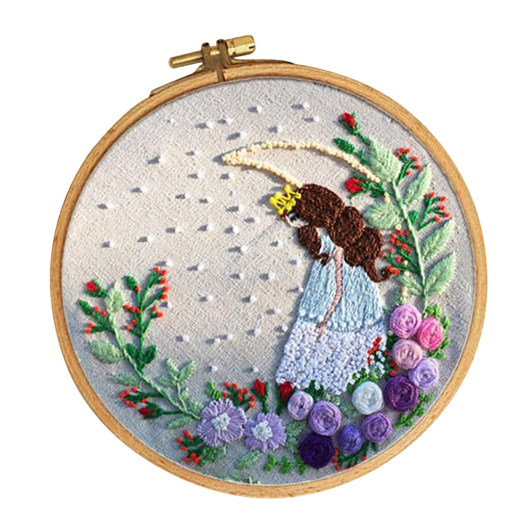 1 Set DIY Embroidery Starter Kits with Moon Fairy ... – Vicedeal