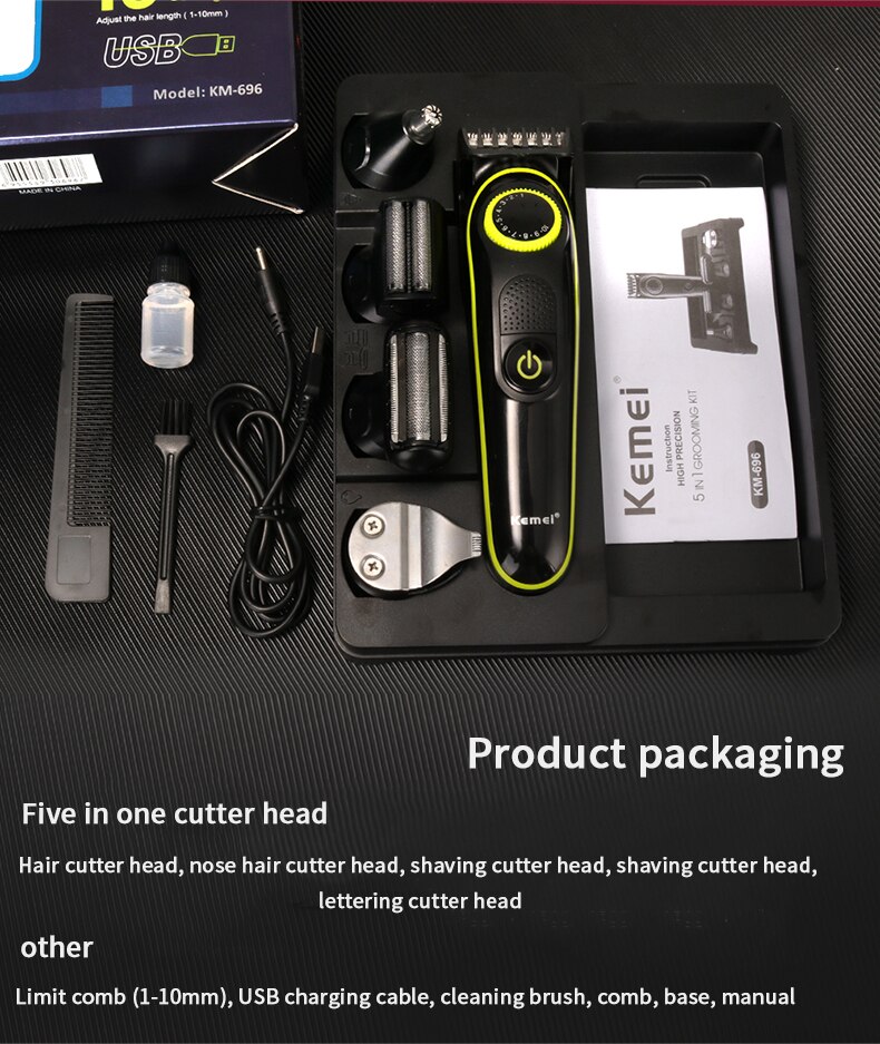 Kemei Machine Tondeuse Mannen Elektrische Kapsel H... – Vicedeal