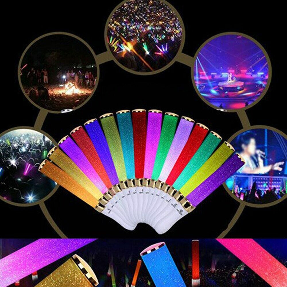 LED Light Sticks LED Glow Sticks 15 Colors Poi Glo... – Grandado