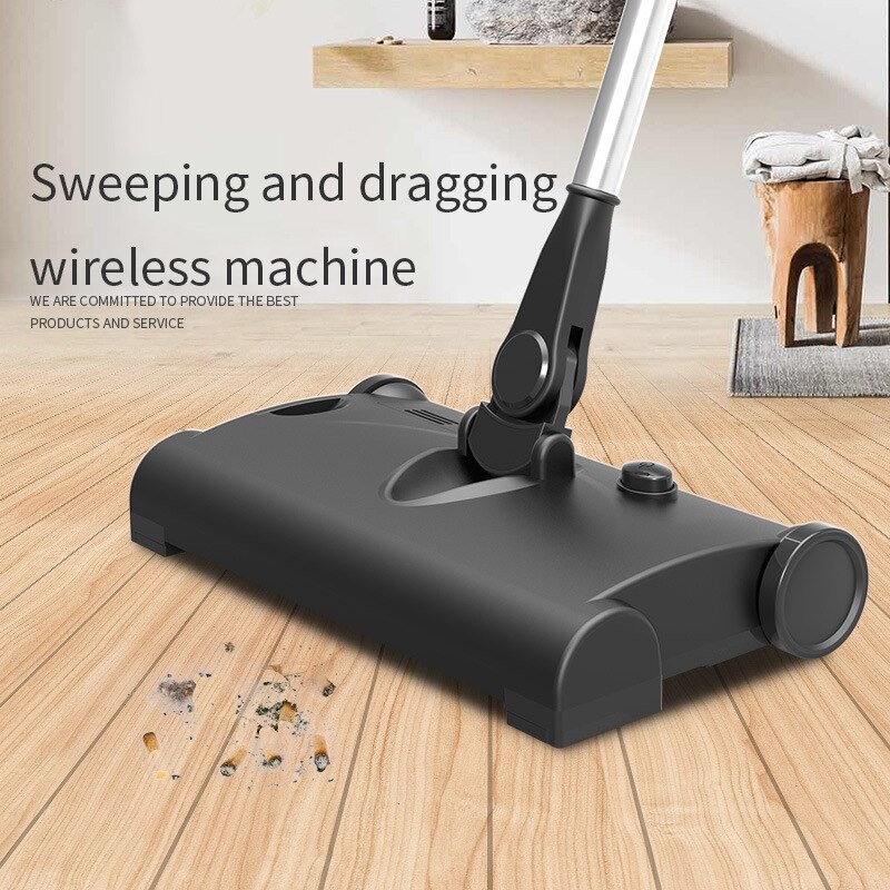 Household Push Sweeper Vacuum Cleaner Wireless Ele... – Grandado