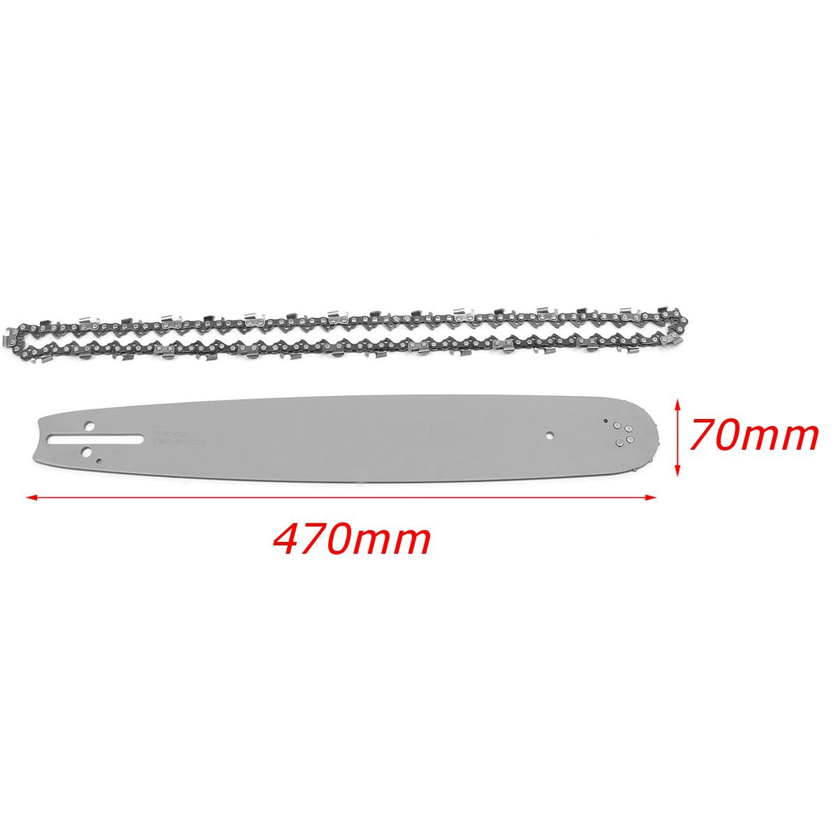 16 Inch 66DL Chainsaw Chains +Guide Bar Semi Chise... – Grandado