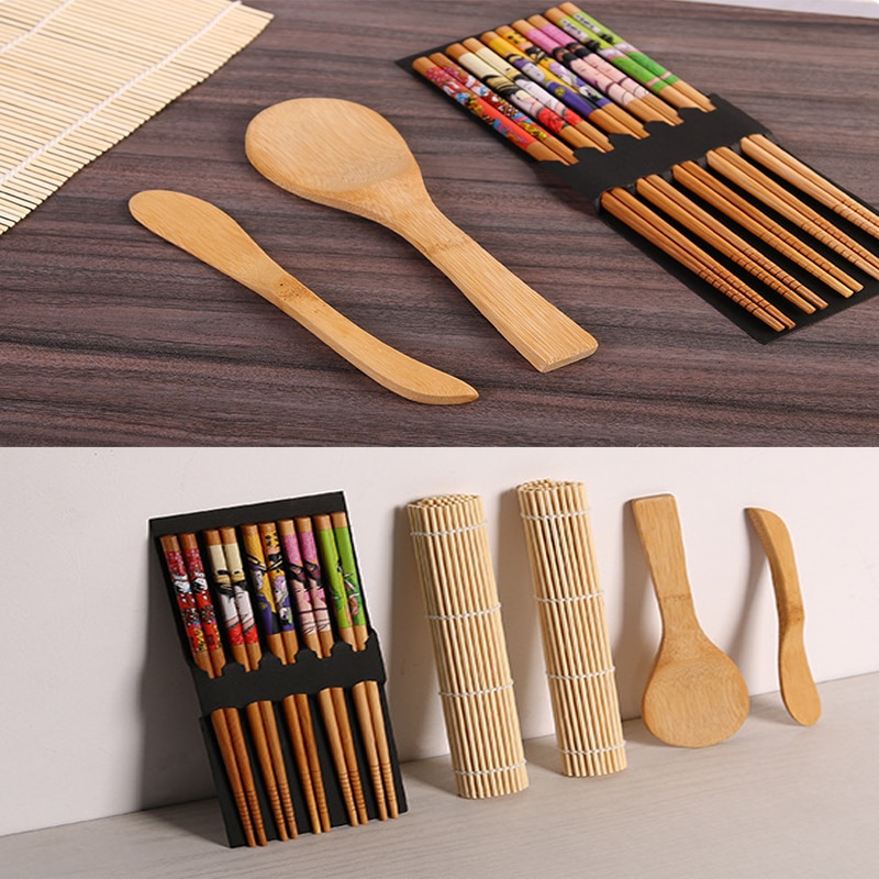 9Pcs/set DIY Sushi Maker Set Rice Mold Kitchen Sus... – Grandado