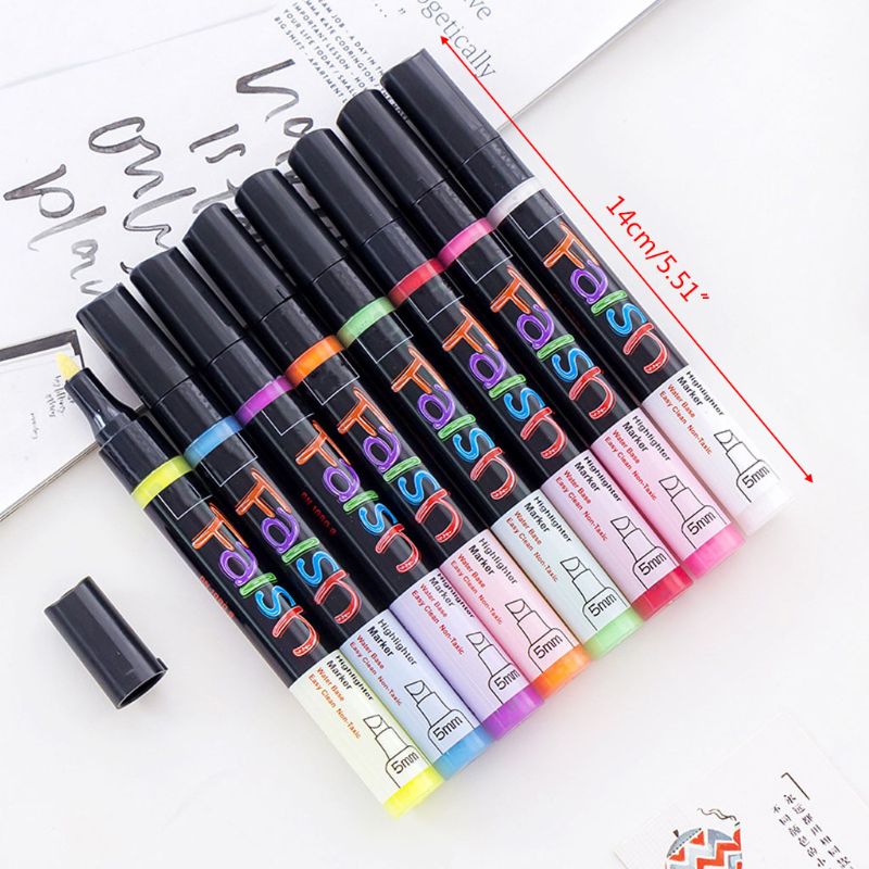 8pcs/set Fluorescent Liquid Chalk Marker Pens Eras... – Vicedeal