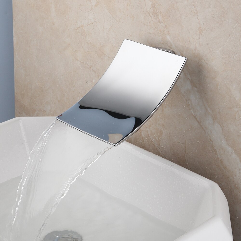 Waterfall Wall Mounted Outlet Brass Chrome Polishe... – Vicedeal