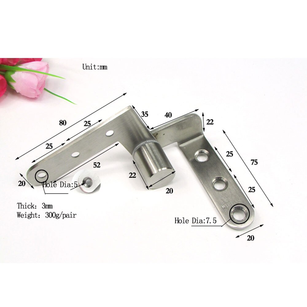 YUMORE Door Hidden Hinges Stainless Steel Heavy Du... – Grandado