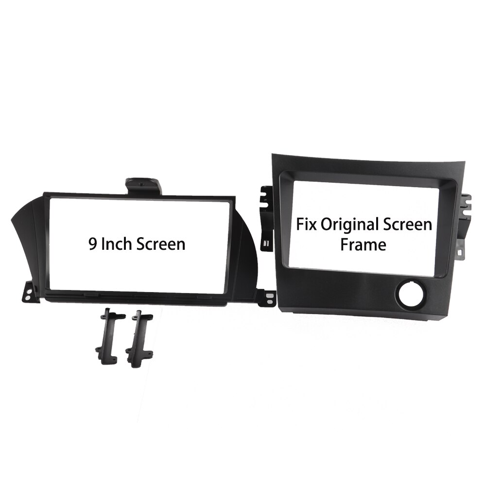 Zwarte Abs Plastic 9 Inch Scherm Dashboard Frame V... – Vicedeal