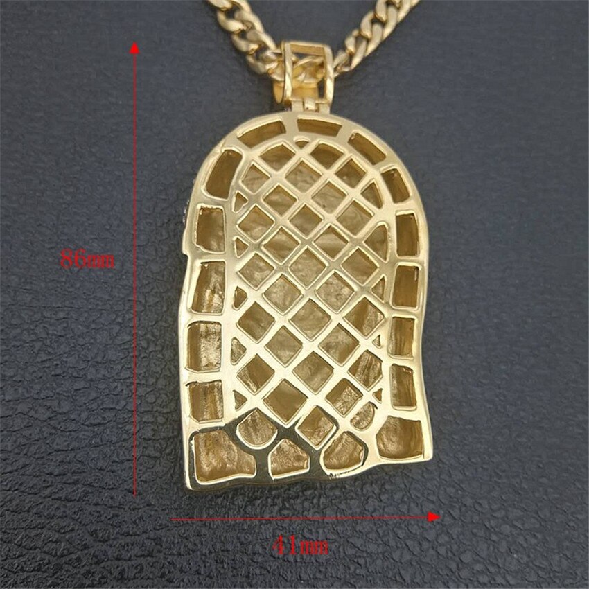Hip Hop Men Gold Color Iced Out Bling Rhinestone S... – Grandado