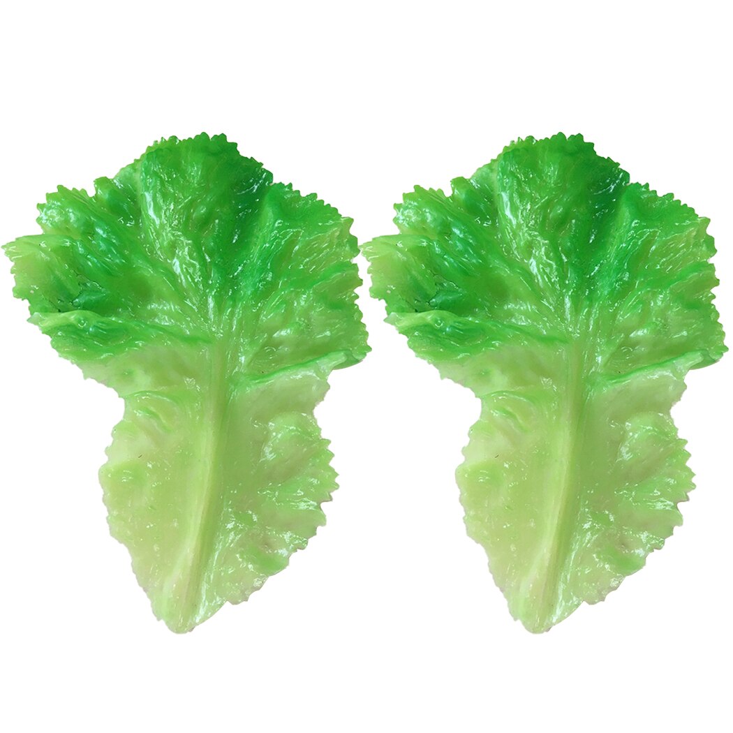 2 uds. Vegetales artificiales 19*13cm lechuga mult... – Grandado