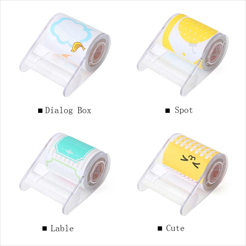 Kawaii Color Tape Note Pad Korea School Office Sta... – Grandado