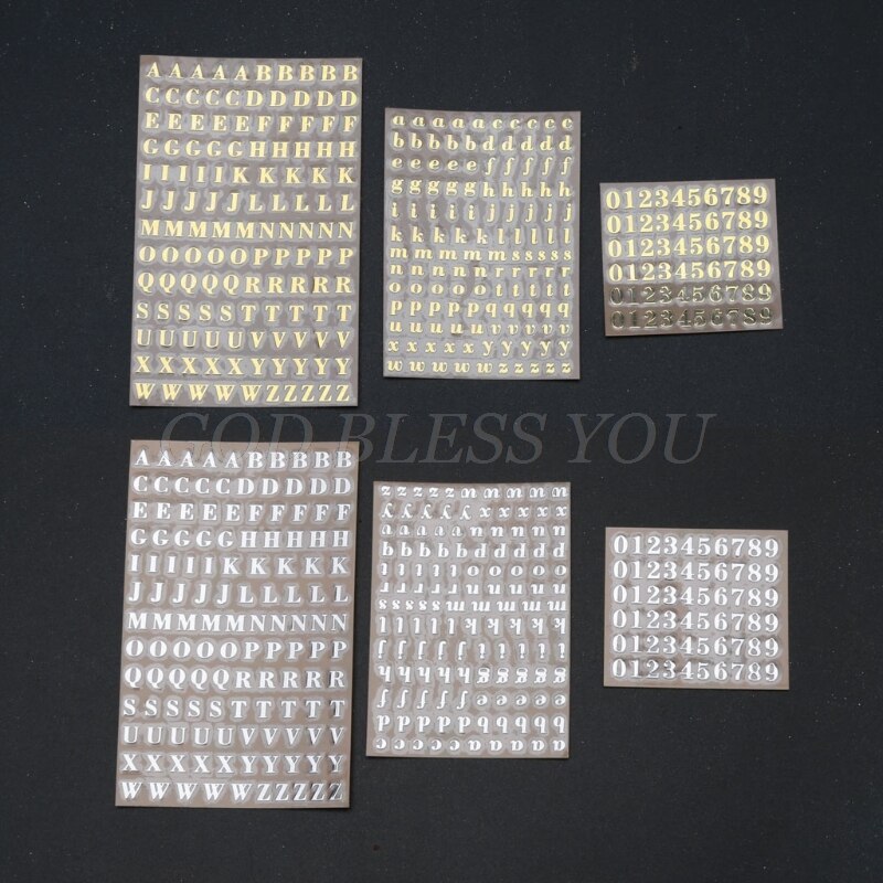 5Pcs 3mm Alphabet Letters Chunky Glitter Epoxy Res... – Vicedeal