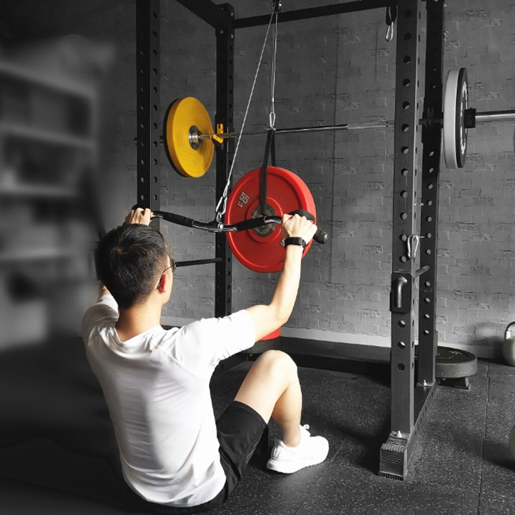 Fitness Diy Katrol Kabel Attachment Zware Staaldra... – Vicedeal