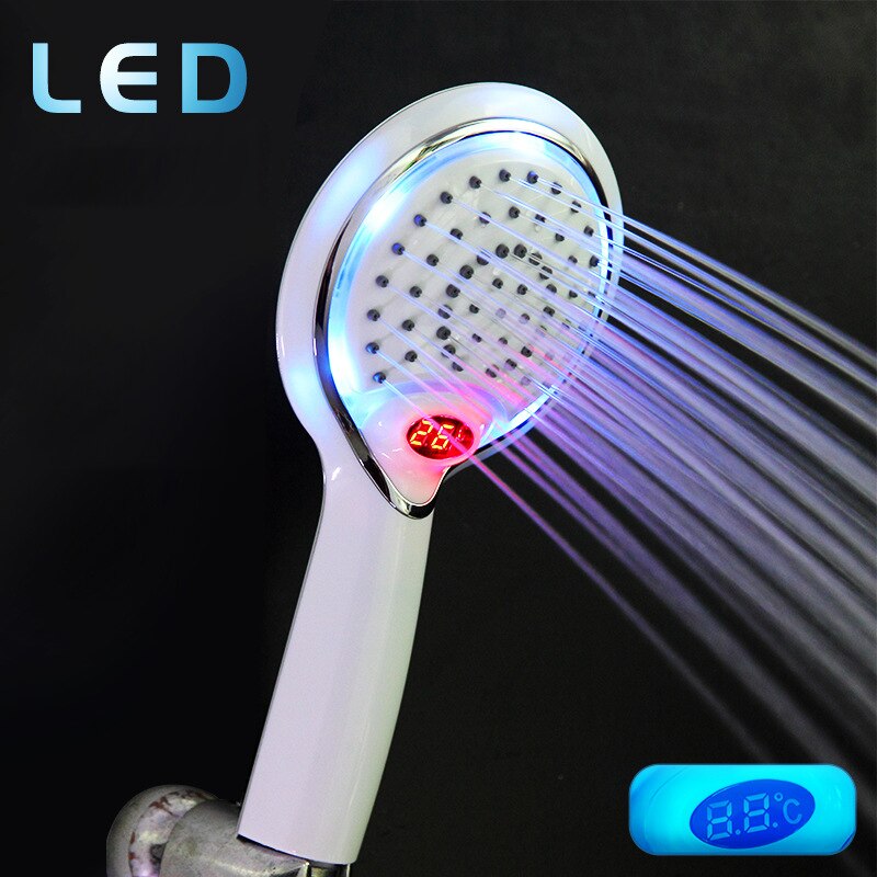 Vidric Automatic LED Light Shower Head 3 Color LED... – Vicedeal
