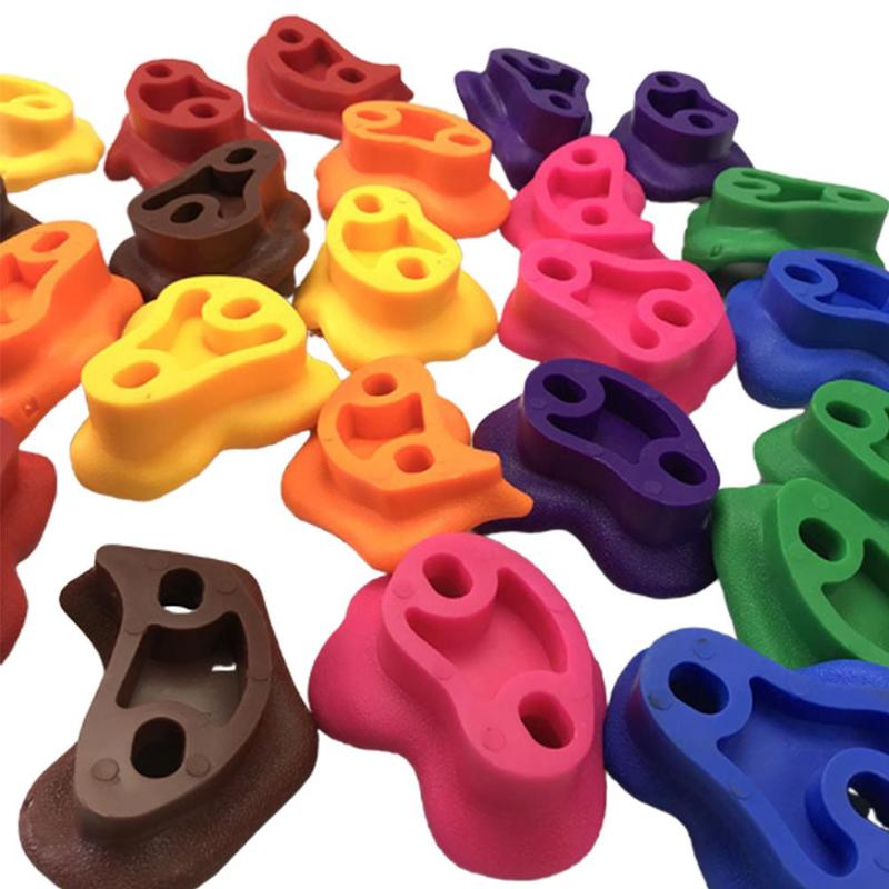 10pcs Plastic Children Kids Rock Climbing Wood Wal... – Grandado