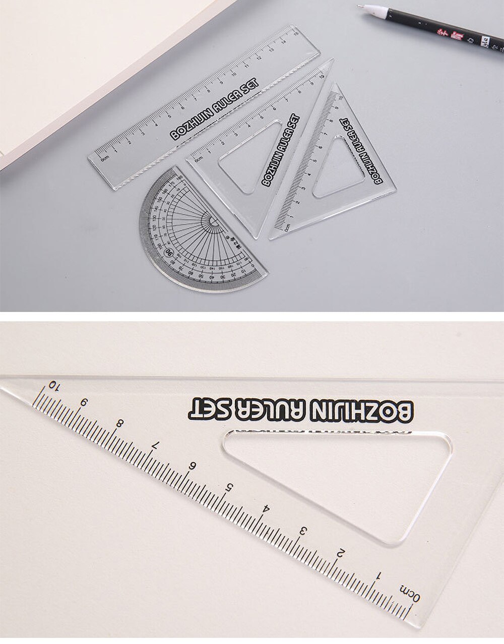 4Pcs a Sets Students Drawing School Supplies Trans... – Grandado