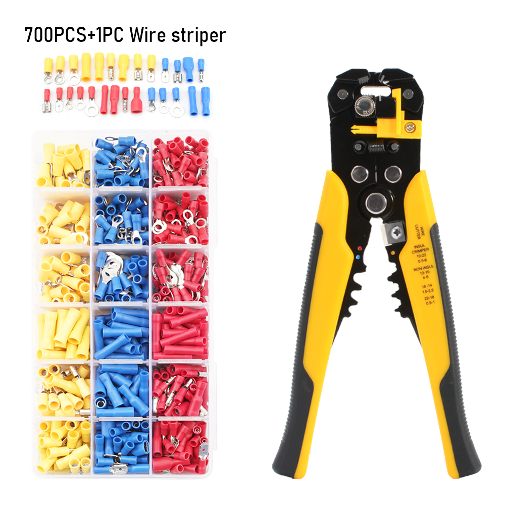 225/400/700/800PCS PVC Terminals Insulated Cable C... – Grandado