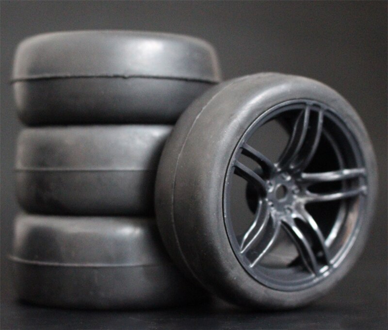 4pcs 1/10 On-Road Car Tires 26*64MM Plastic Wheel ... – Grandado