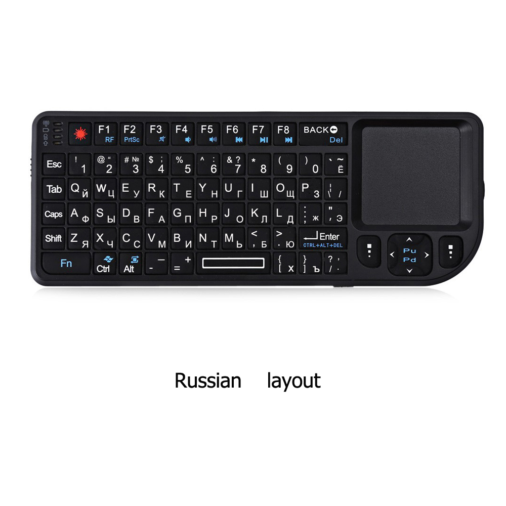 A8 Russianрусски Spanish English Air Fly Mouse Whi... – Grandado