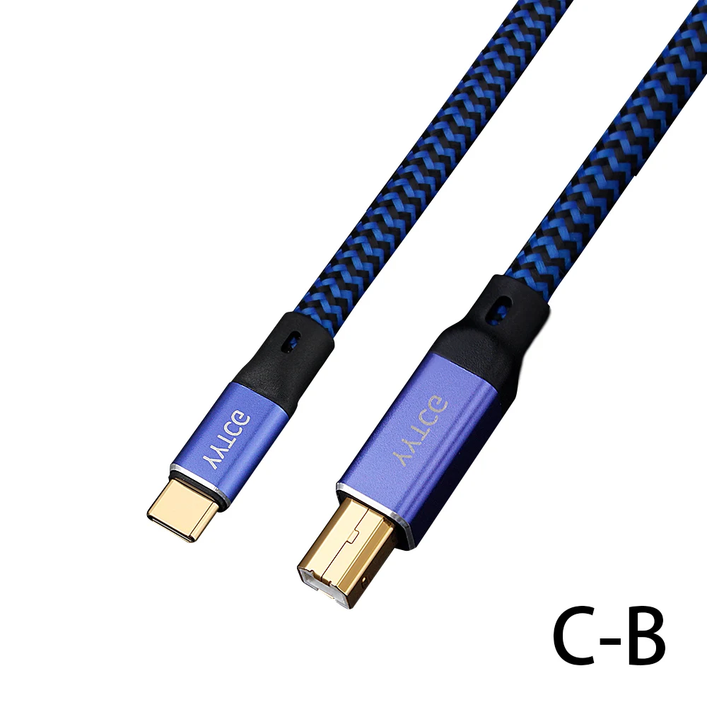 YYTCG Hifi USB Cable DAC A-B A-C A-A C-B C-C Alpha... – Grandado