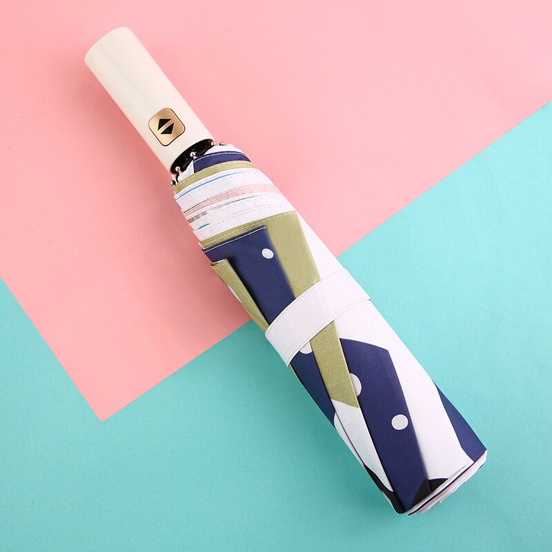 Helautomatiskt dubbelt stort paraplytryck tecknat ... – Grandado