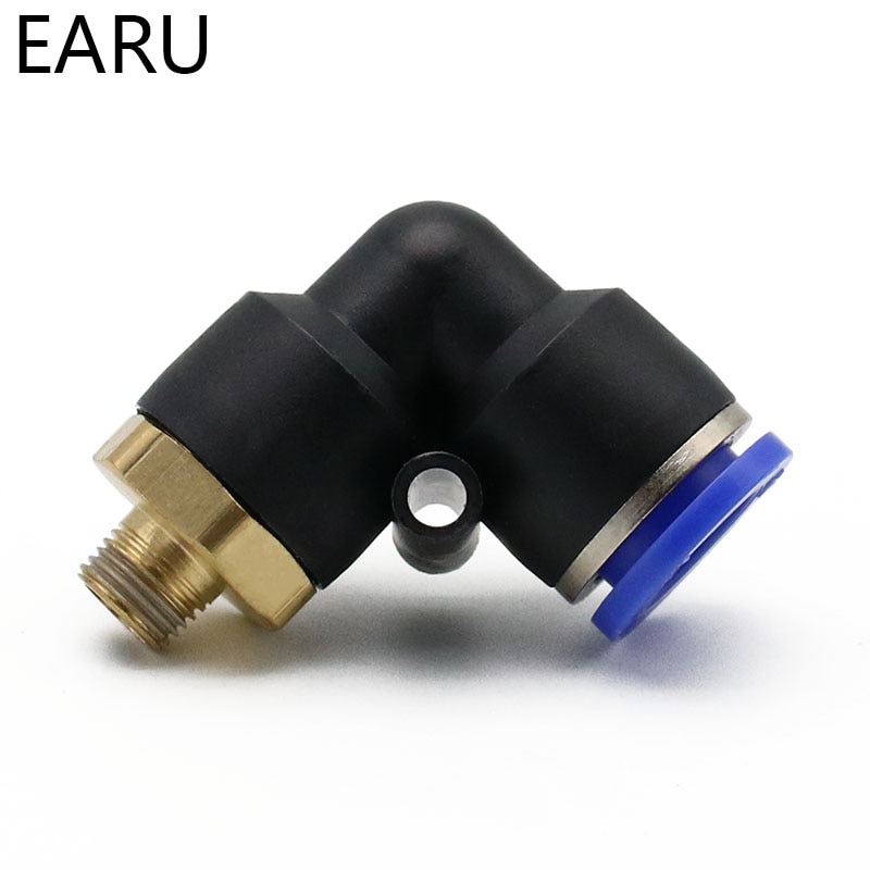 L Shape Pneumatic Connector 10mm OD Hose Tube Push... – Vicedeal