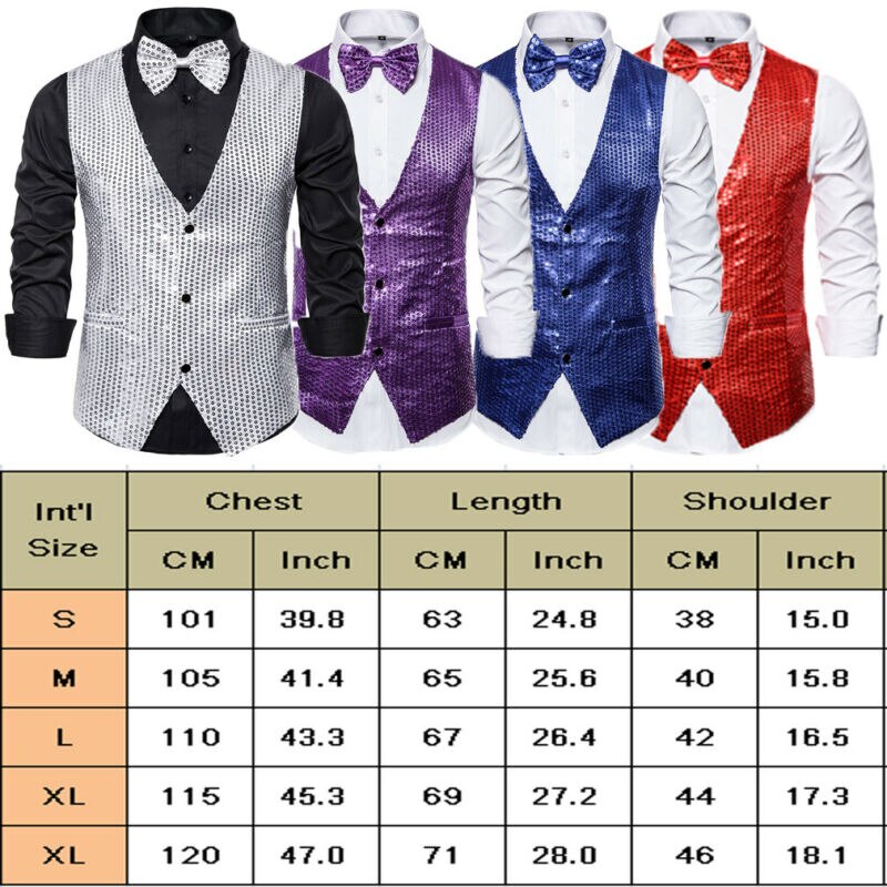 Men Formal Shiny Sequin Longline Jacket Suit Blaze... – Vicedeal