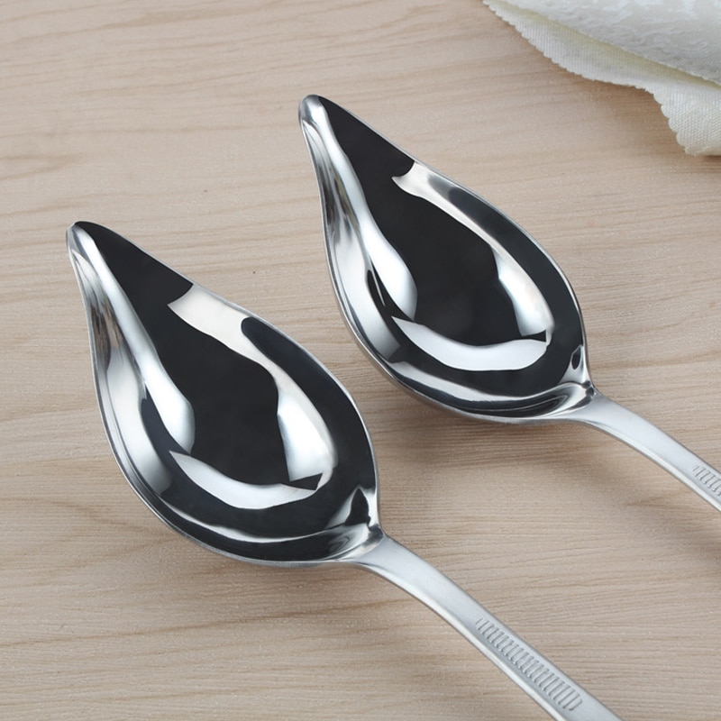 BalleenShiny Stainless Steel Saucier Spoon with Ta... – Vicedeal