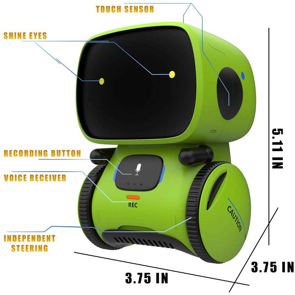 Funny Kids Smart Robot Speelgoed Afstandsbediening... – Grandado