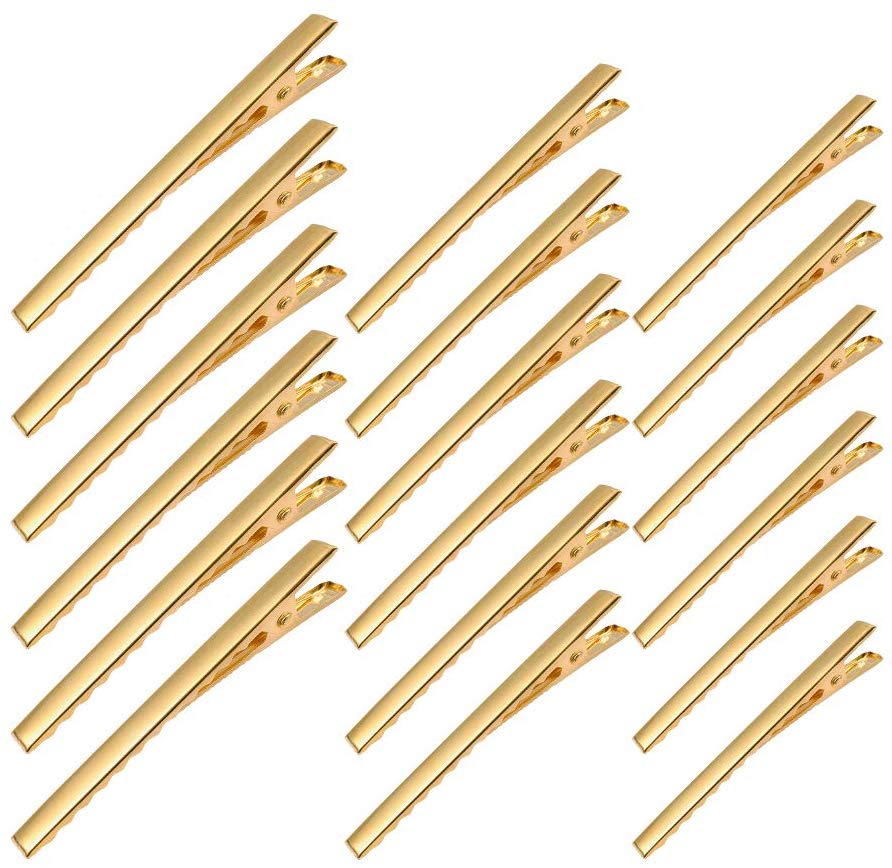 3,15 Zoll Gold Alligator Clips für DIY BöGen 60 St... – Grandado