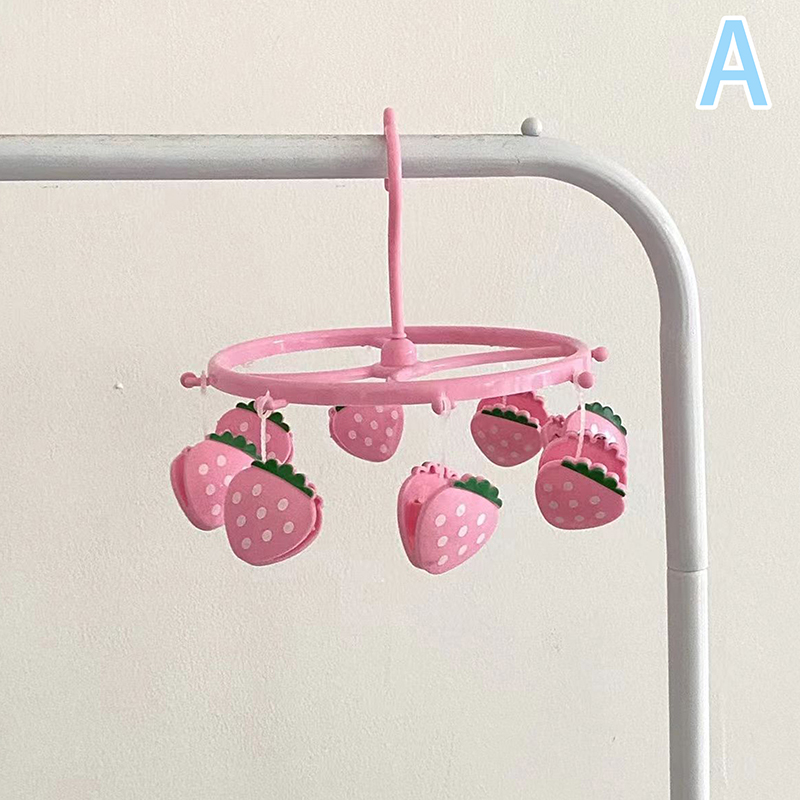 Cute Lovely Strawberry Clothes Dryer Hanger Windpr... – Vicedeal