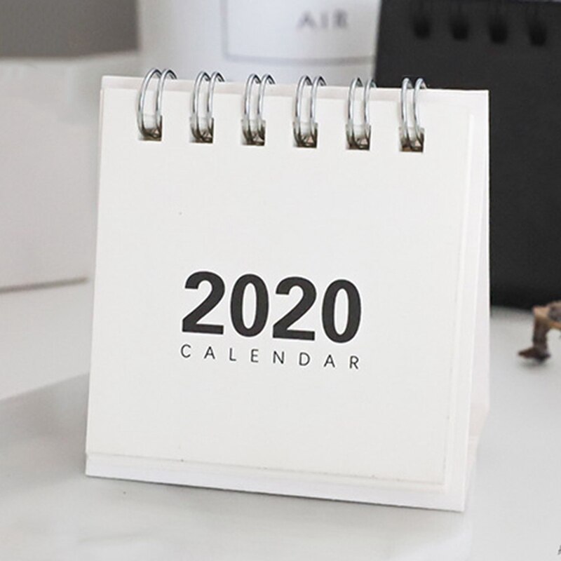 Year Mini Table Calendar Simple Desk Coil Notepad ... – Grandado