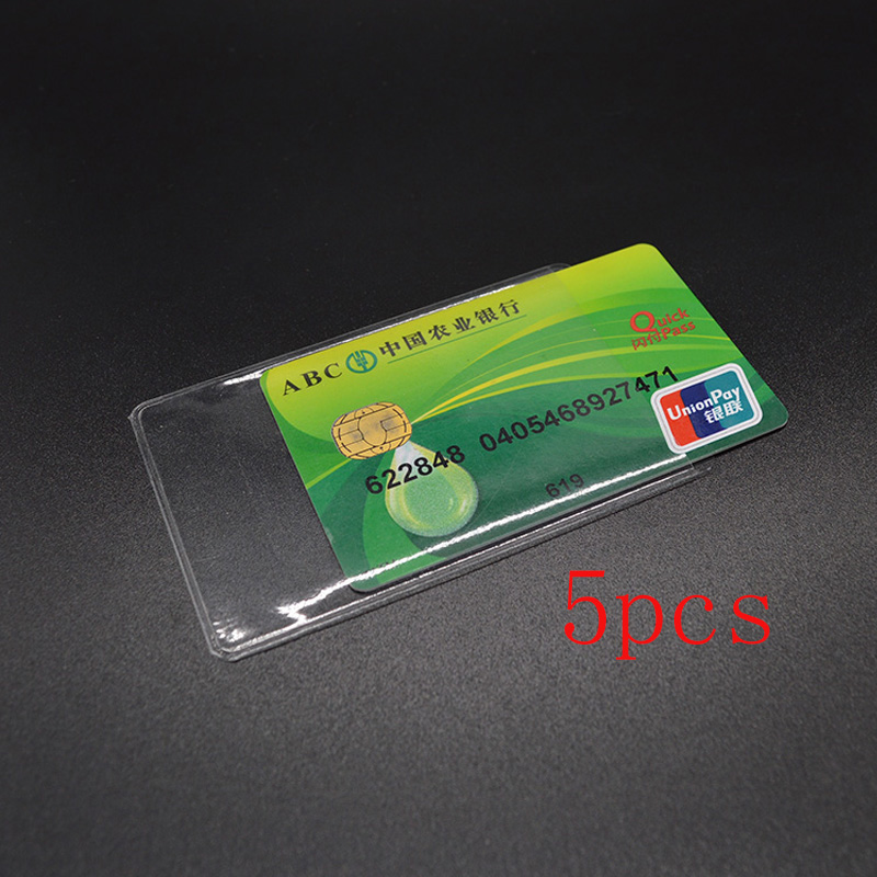Waterdichte Transparante Pvc Credit Card Cover zac... – Grandado