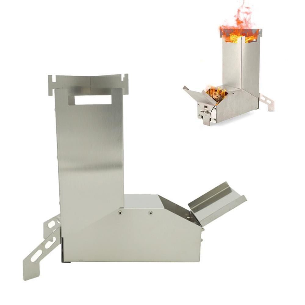 Titanium Coating Stainless Steel Rocket Stove Outd... – Vicedeal