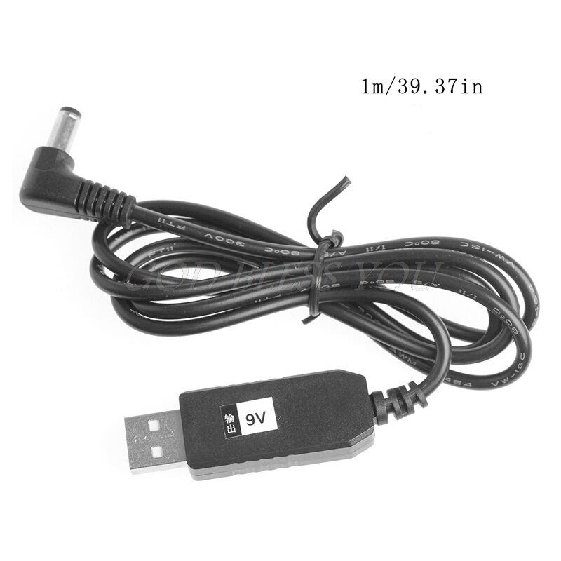Usb dc 5v to 9v/12v 2.1 x 5.5mm rätvinklig hane s... – Grandado
