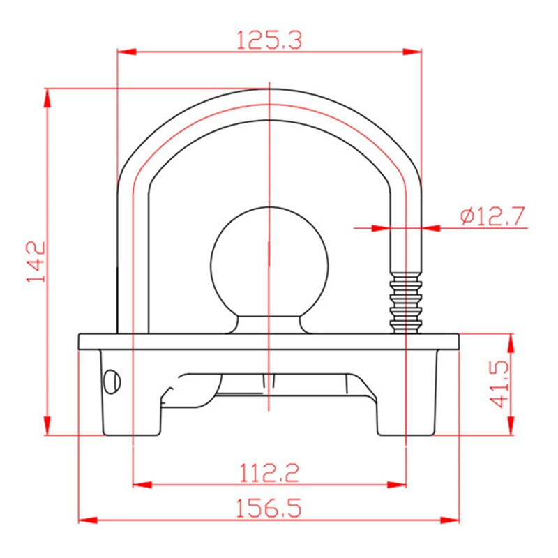 ALWAYSME Universal Trailer Coupler Lock, Adjustabl... – Grandado