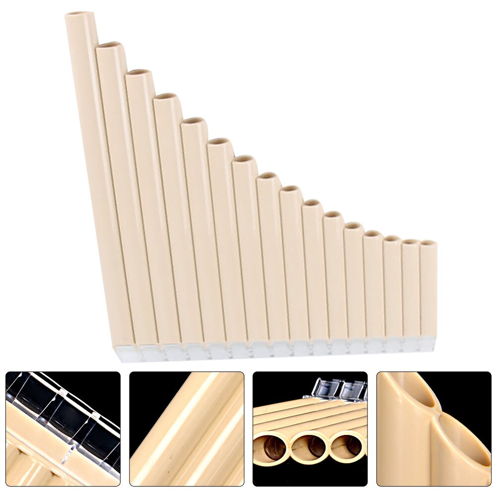 1 Set Portable 18-pipe Pan Flute Panpipe for Begin... – Vicedeal