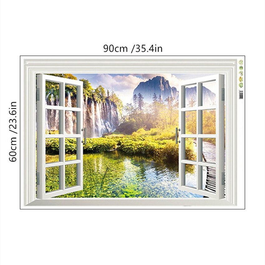 Outside the window sea view mural water city lands... – Grandado