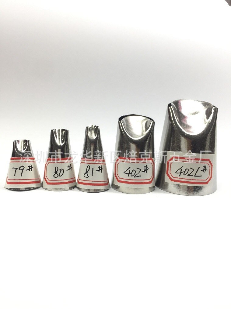 Stainless steel 6-tooth rose decorating nozzle Che... – Grandado