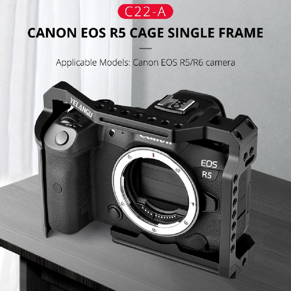 Camera Cage For Canon EOS R5/R6 Full Metal Protect... – Grandado