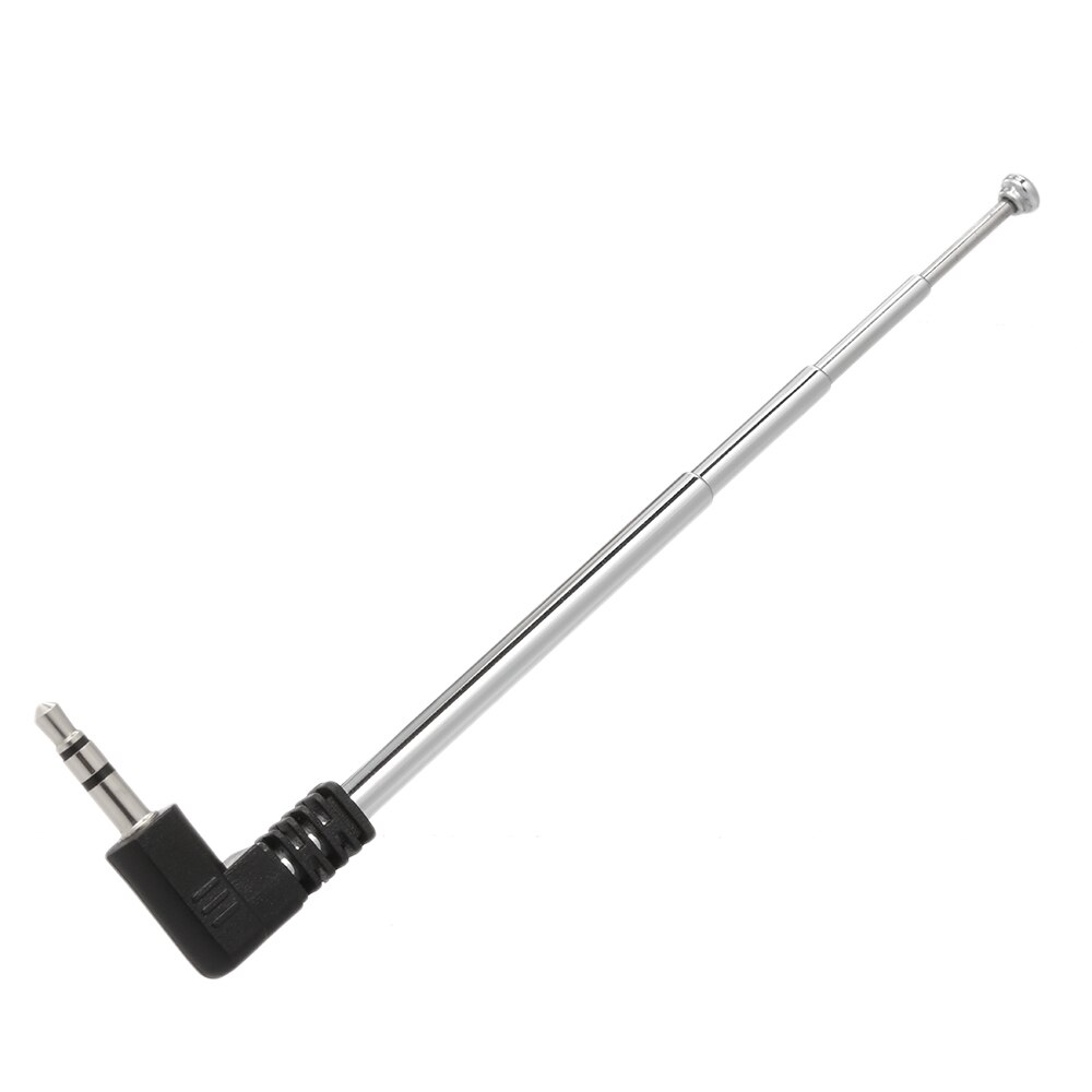 FM Antenna 240mm 4 Sections L-Shape 3.5mm Retractable Aerial ...