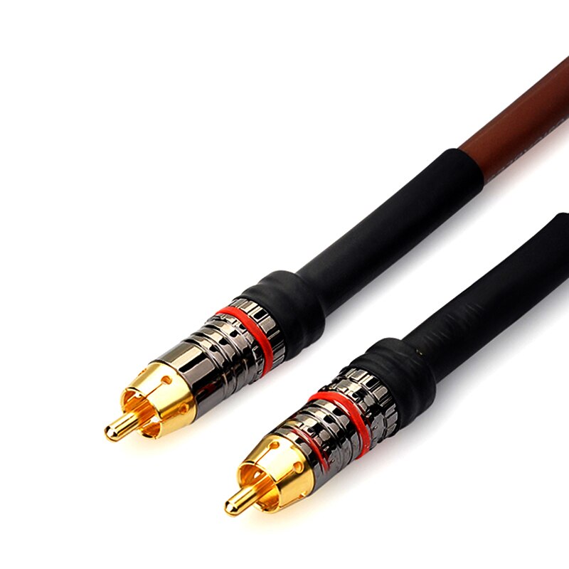 2pcs Coaxial audio cable 75-5 RCA lotus line subwo... – Grandado