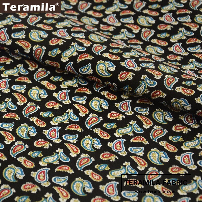 Teramila Katoen Poplin Stof Zwart Gedrukt Cartoon ... – Grandado
