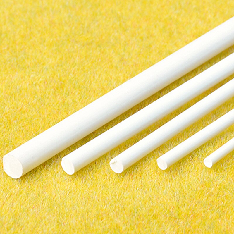 10pcs ABS Round Solid Bar Plastic White Welding Ro... – Vicedeal