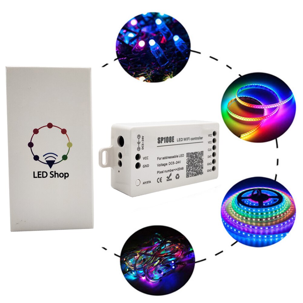 DC5-24V SP108E Wifi Smart APP Wireless Control Ind... – Grandado