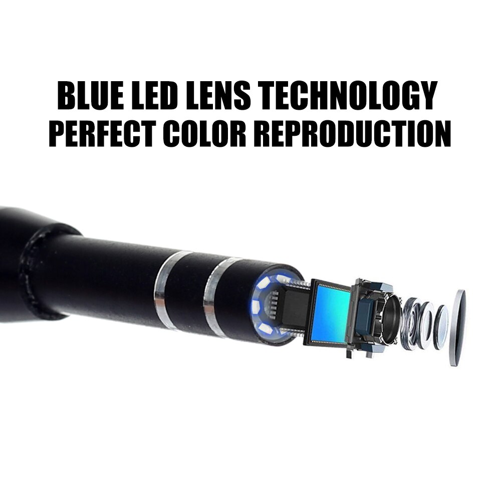 3-in-1 Visual Earpick Otoscope Endoscope with 5.5m... – Grandado