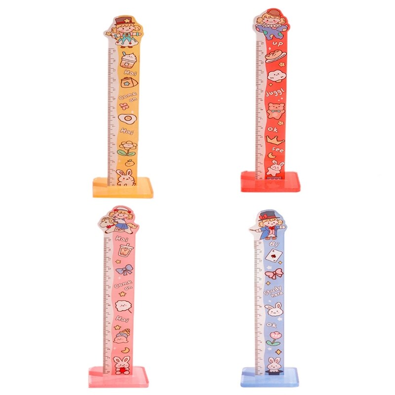 Plastic Ruler Straight Ruler Plastic Measuring Too... – Grandado