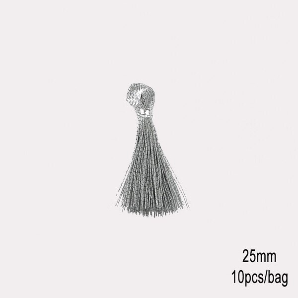Metalen draad kwastje 25mm 10/bag charm zijde sier... – Vicedeal