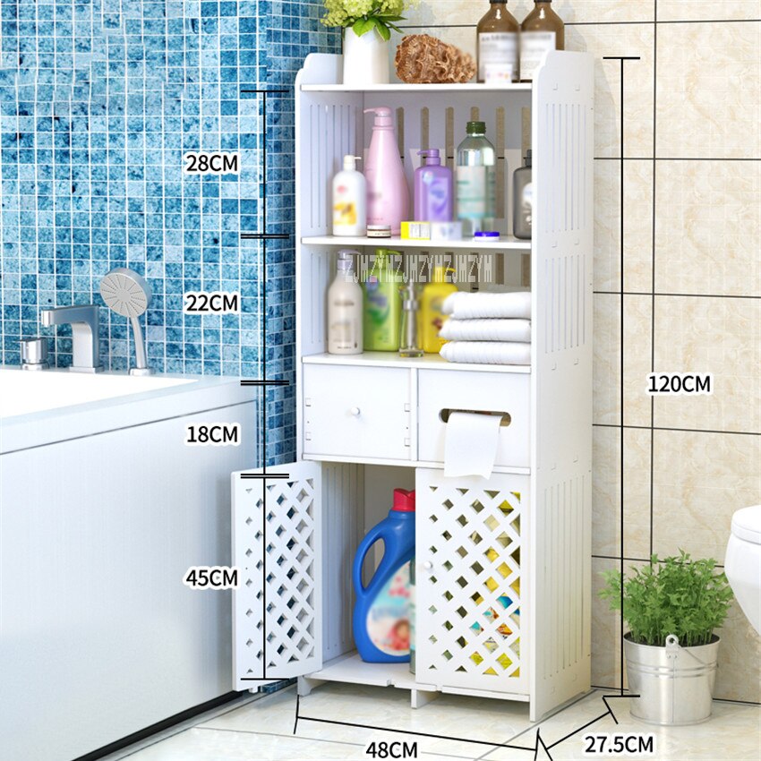 ZW0072 Land Pvc Wood-Plastic Board Badkamer Opberg... – Grandado