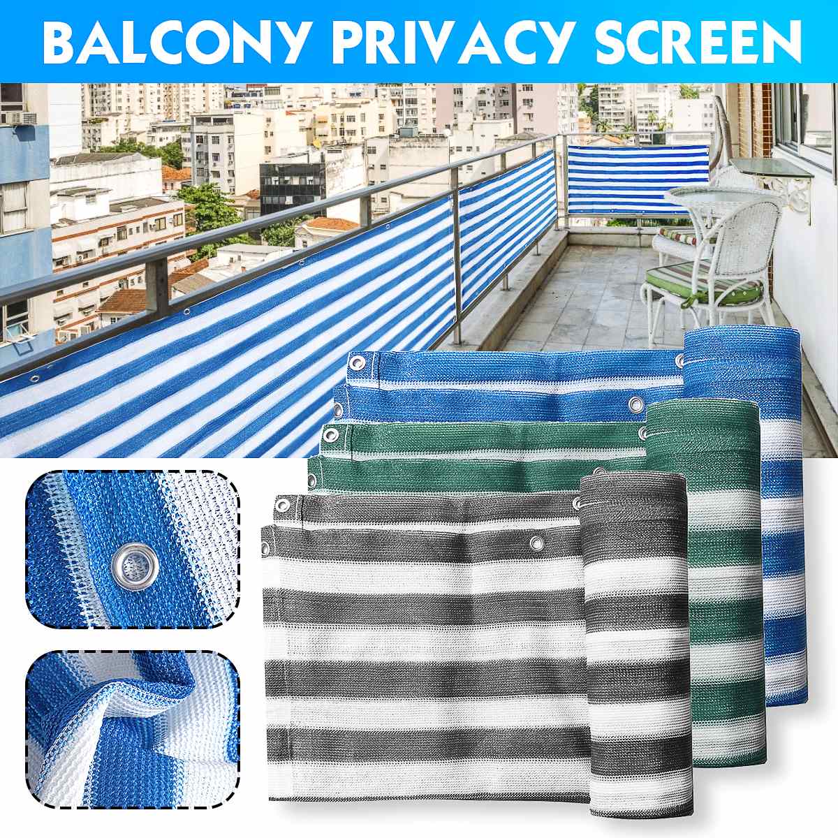 Balkon Privacy Screen Tuinieren Zonnescherm Cover ... – Grandado
