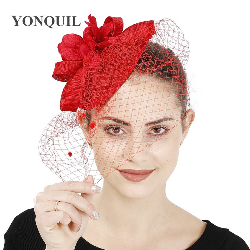 Charmant Bloem Bruid Bruiloft Hoed Fascinators Mes... – Grandado